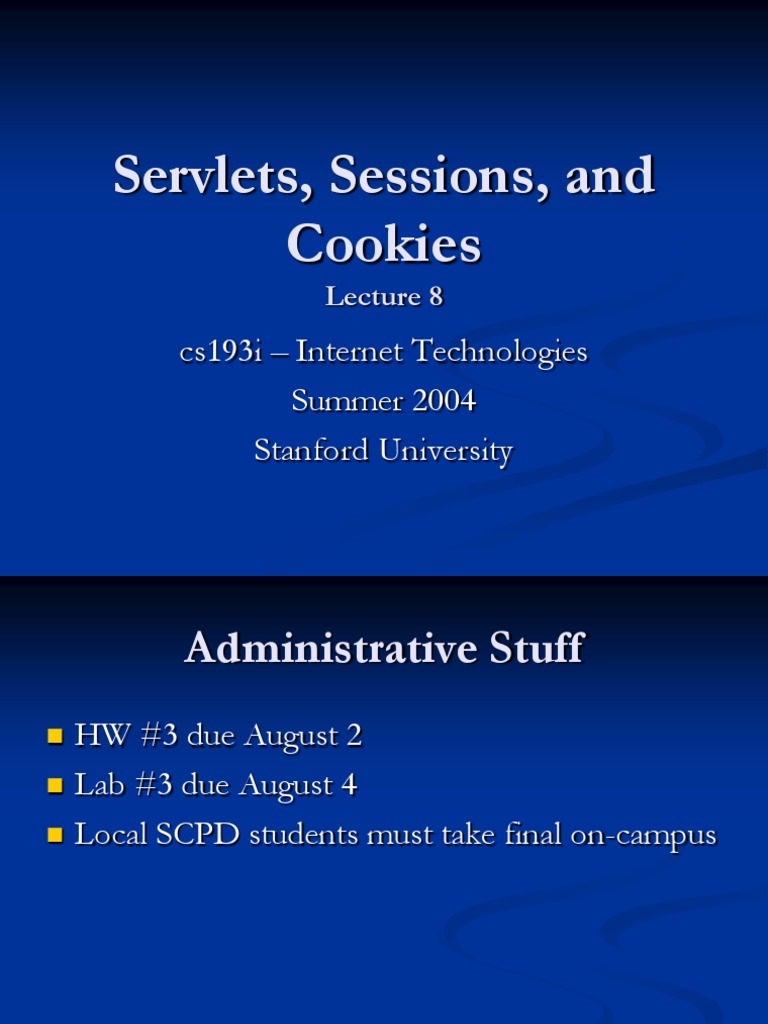 Servlet | Download Free PDF | Http Cookie | Computing