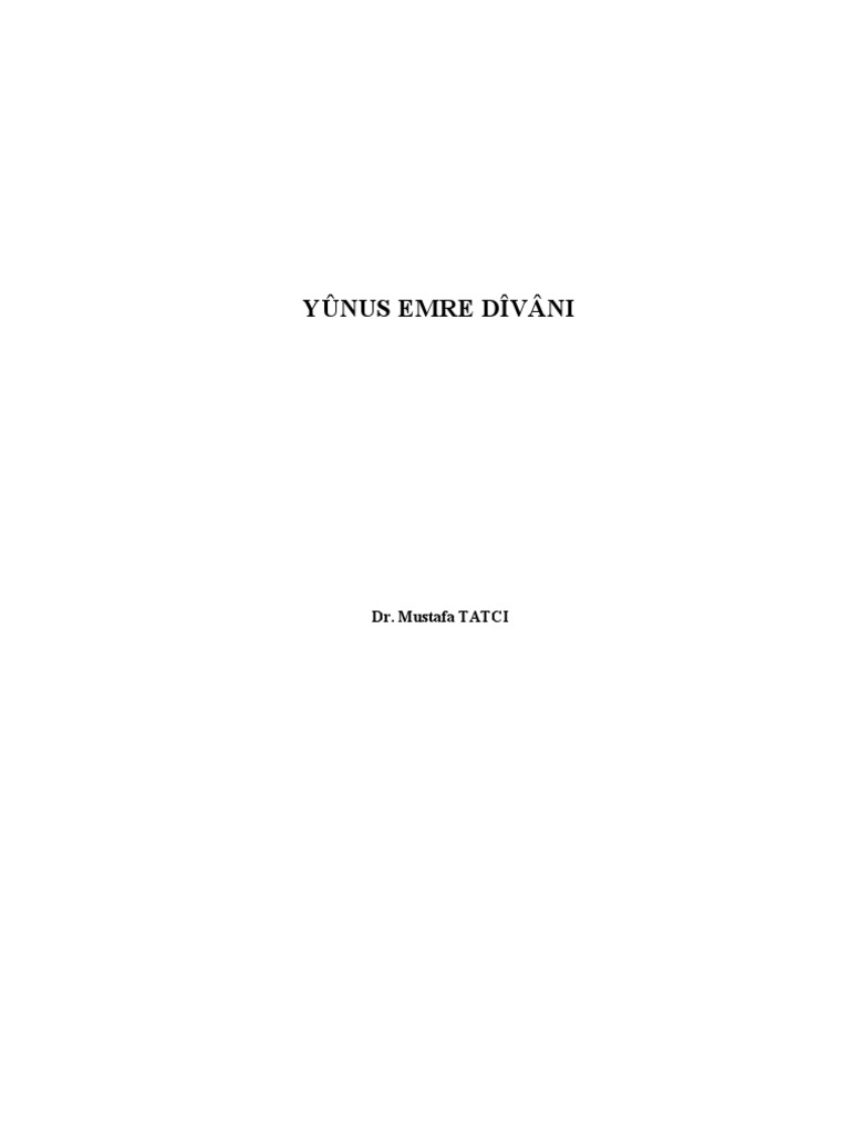 Yunus Emre Divan | PDF