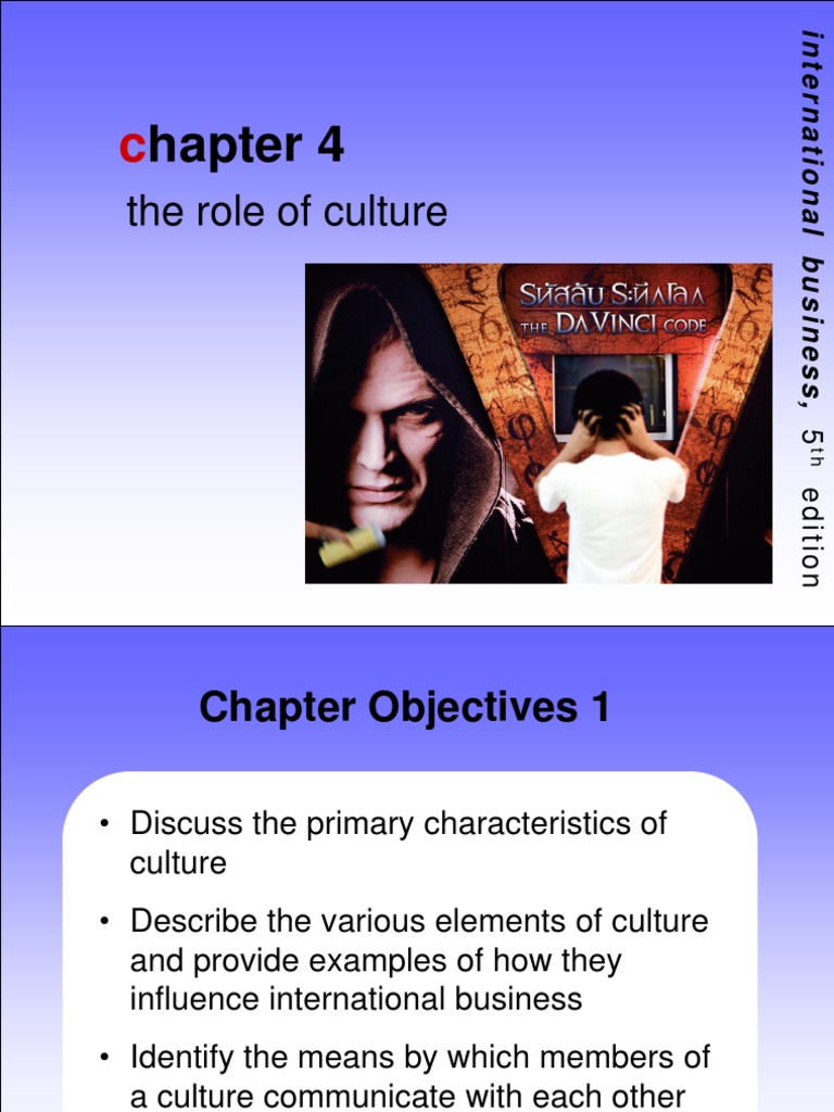 Culture and International Business | PDF | Nonverbal Communication ...