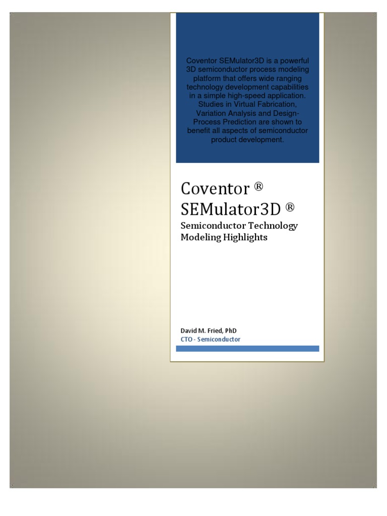 SEMulator3D Whitepaper v4 PDF | PDF | Semiconductor Device Fabrication ...
