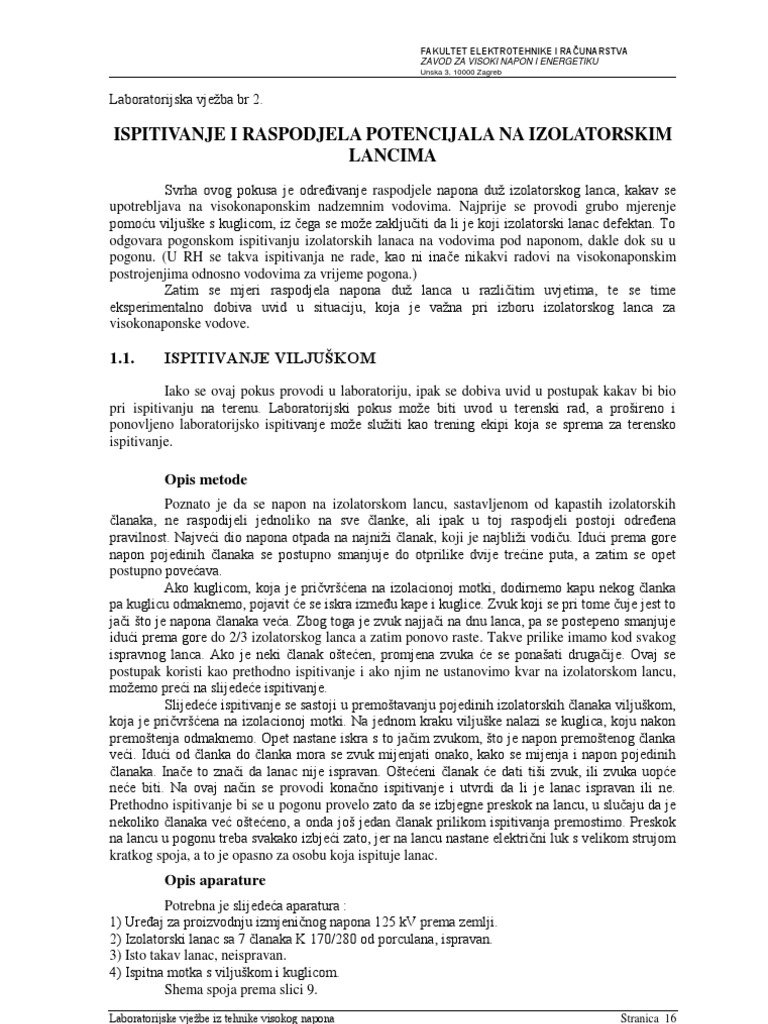 Laboratorijska Vjezba Broj 2 | PDF