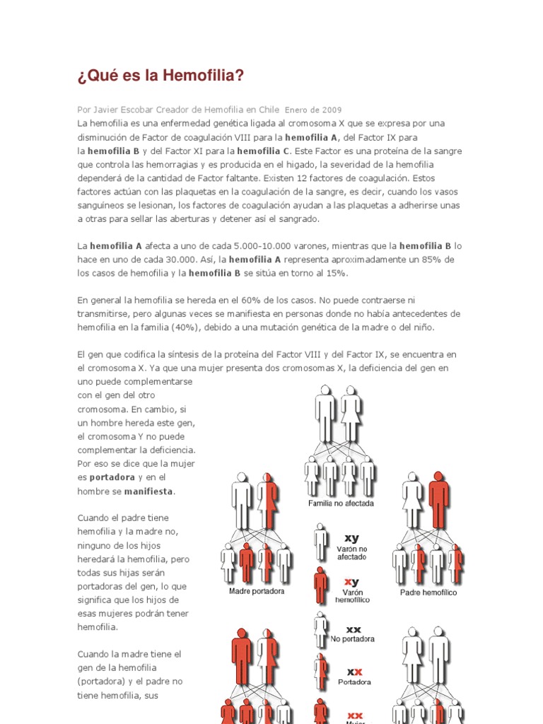3 Hemofilia | PDF | Hemofilia | Sangre