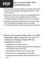 Habluminallah dan Habluminannas dalam Islam | PDF