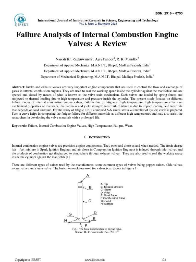 7-Failure Analysis of Internal | PDF | Fatigue (Material) | Wear