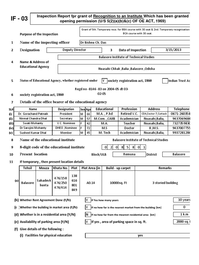 If Form | PDF | Master Of Business Administration | Academic Degree