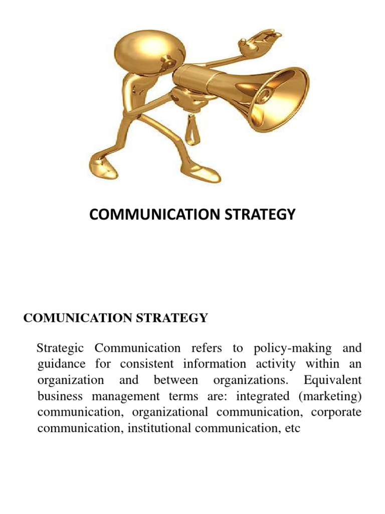 Strategic Communication Overview | PDF