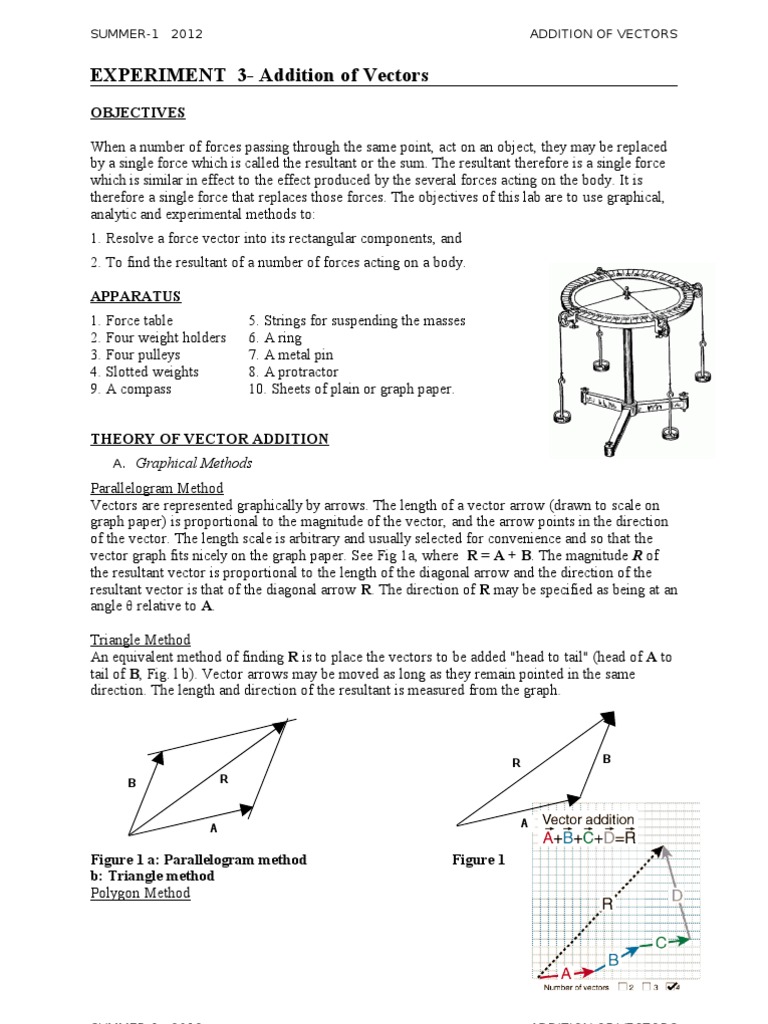 E3 Vector Addition | PDF | Euclidean Vector | Sine