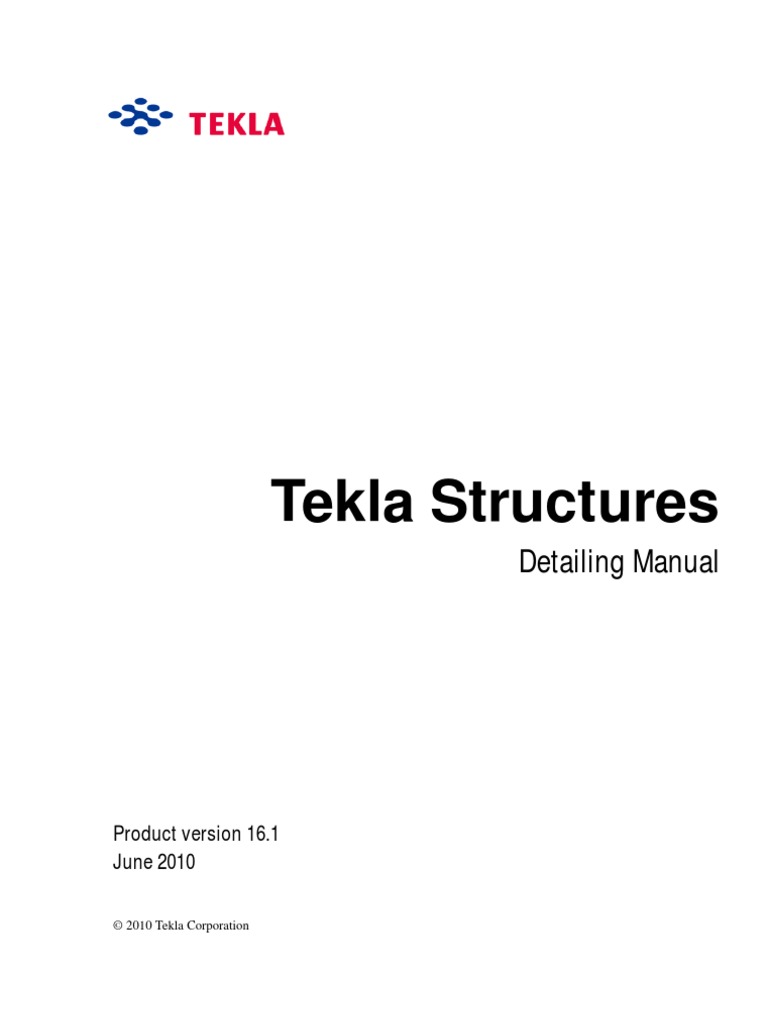 Tekla Structures Detailing Manual | PDF | License | Trademark