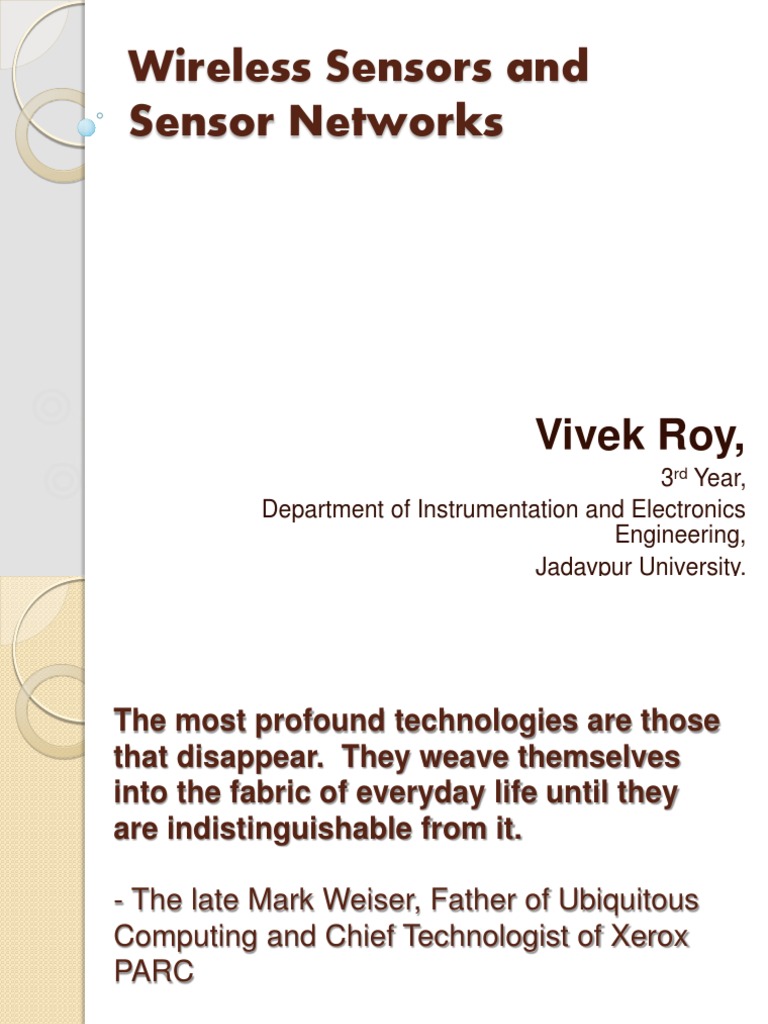 Wireless Sensors And Sensor Networks Pdf Wireless Sensor Network