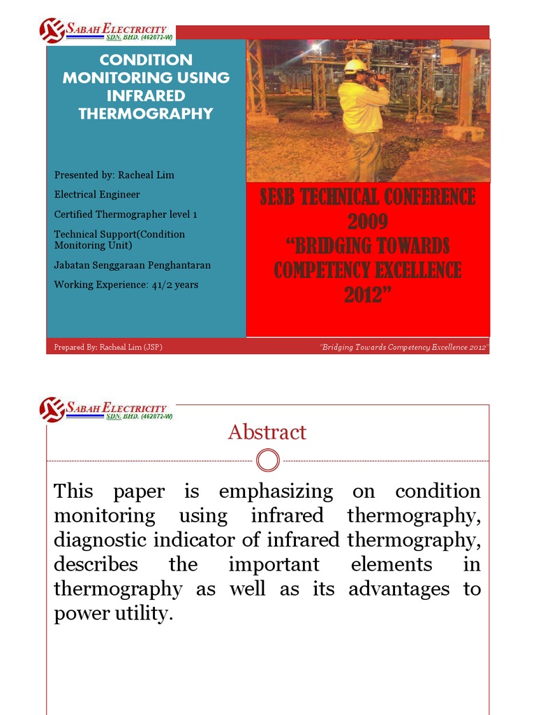 Condition Monitoring Using Infrared Thermography Pdf Thermography Infrared