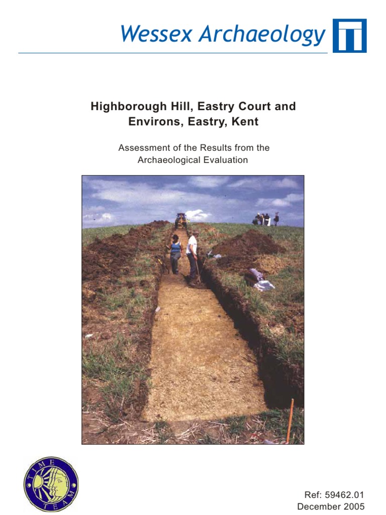 Highborough Hill and Eastry Court, Kent | PDF | Excavation (Archaeology ...