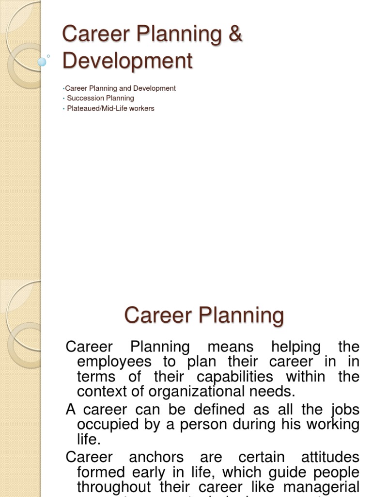 Career Planning | PDF | Competence (Human Resources) | Employment