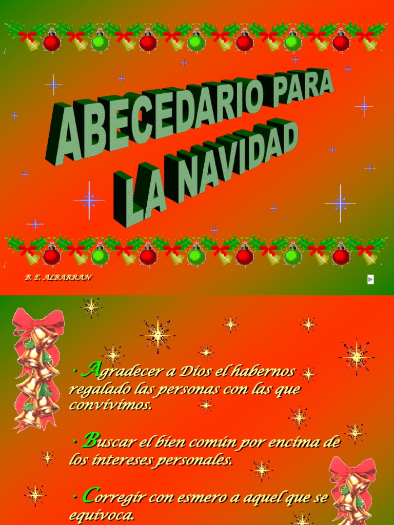 Abecedario de La Navidad | PDF | Crecimiento personal y profesional ...