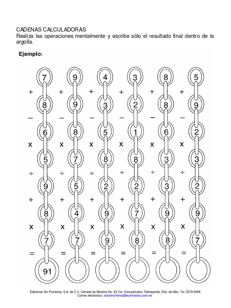 Cadenas Calculadoras | PDF