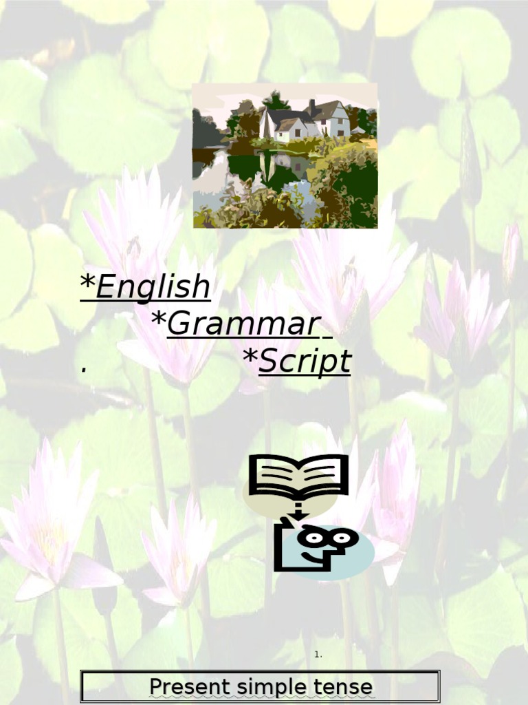 English Grammar Script | Download Free PDF | Verb | Onomastics