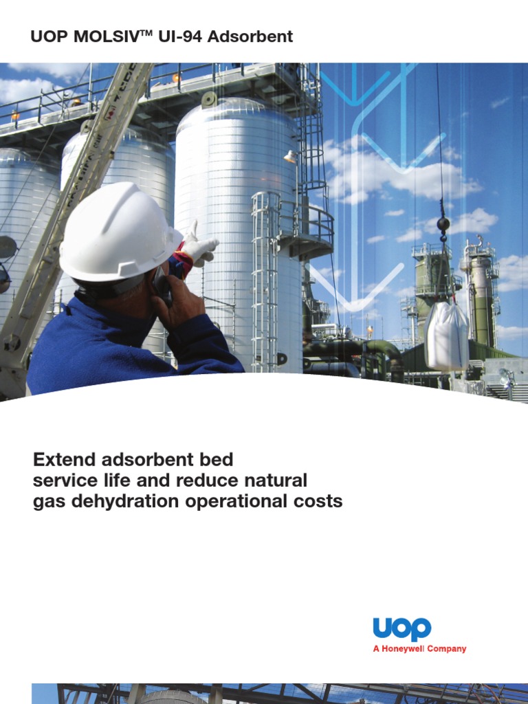 UOP Molsiv UI 94 Adsorbent Brochure | Natural Gas | Natural Gas Processing