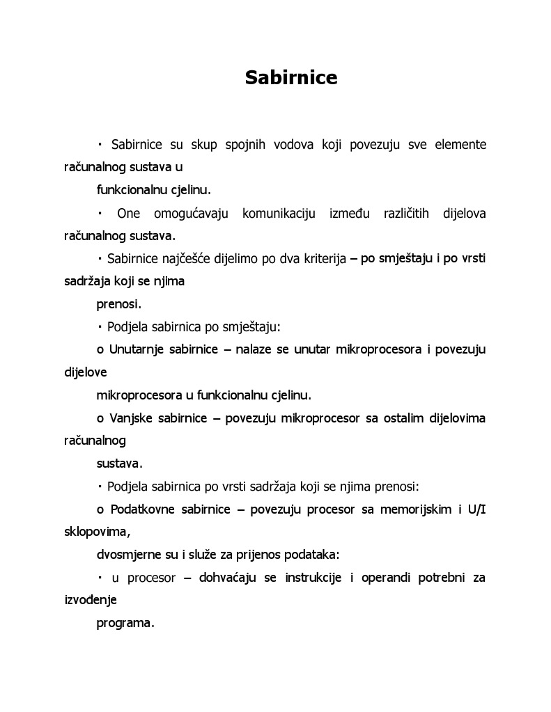 Sabirnice | PDF