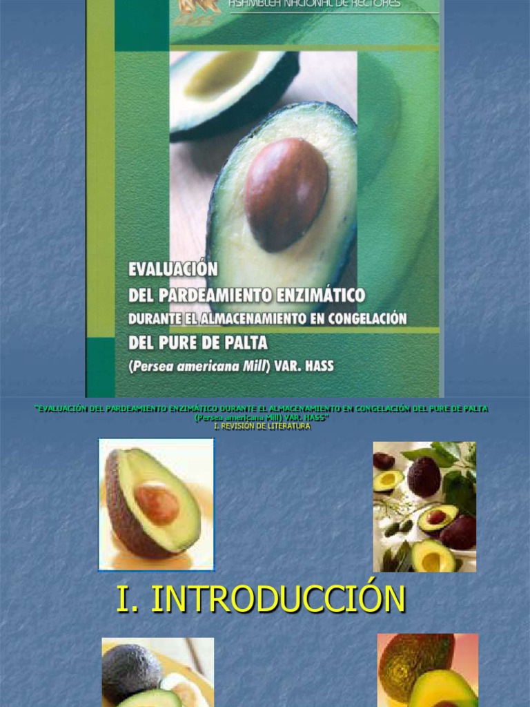 Pure de Palta | PDF | Química | Alimentos