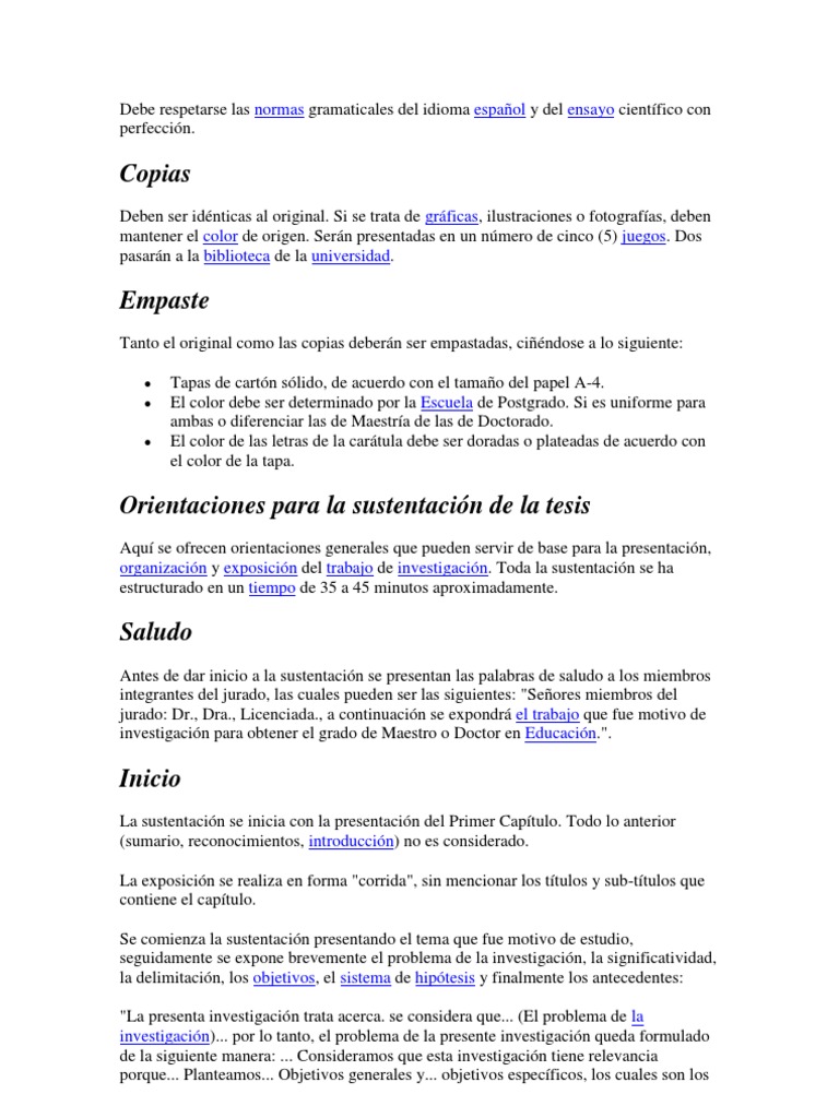 como exponer una tesis.docx | Método científico | Hipótesis