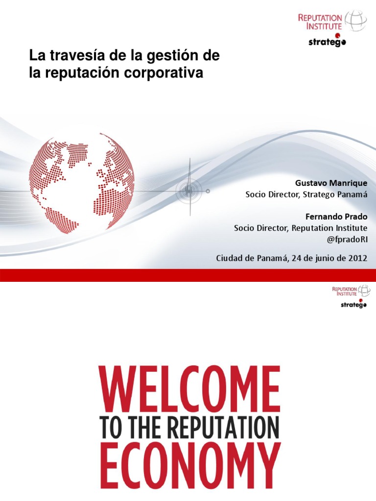 RepTrak™ Pulse Panamá 2012 (24jul12) | PDF | Cuestionario | Panamá