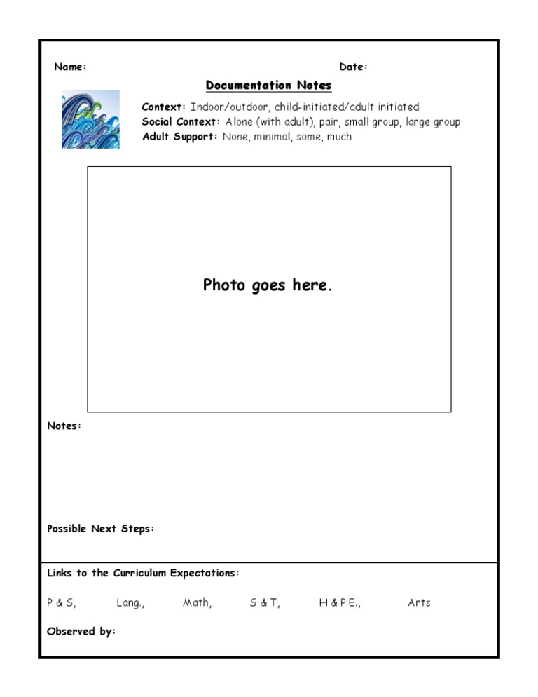 Documentation Notes Organizer | PDF
