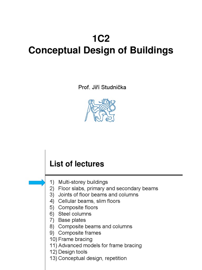 1C02-01 Conceptual Design of Buildings | PDF | Framing (Construction ...