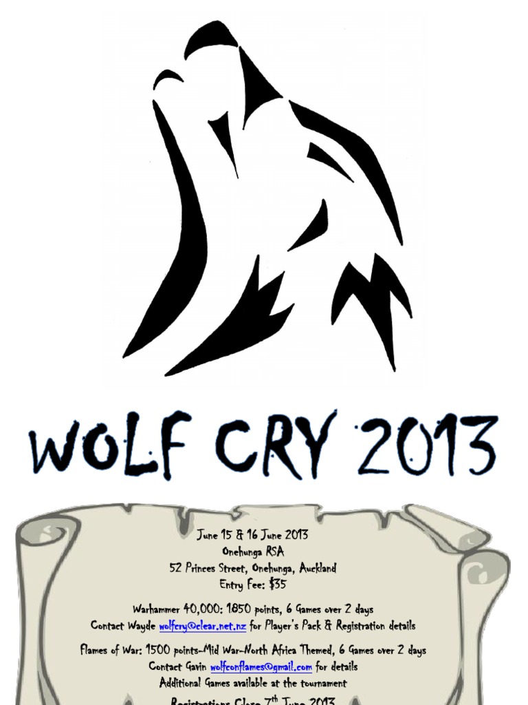 Wolf Cry Flyer 2 | PDF