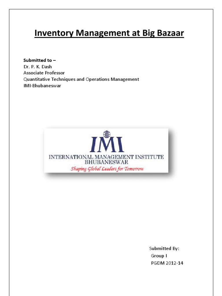 Inventory Management | PDF | Point Of Sale | Inventory