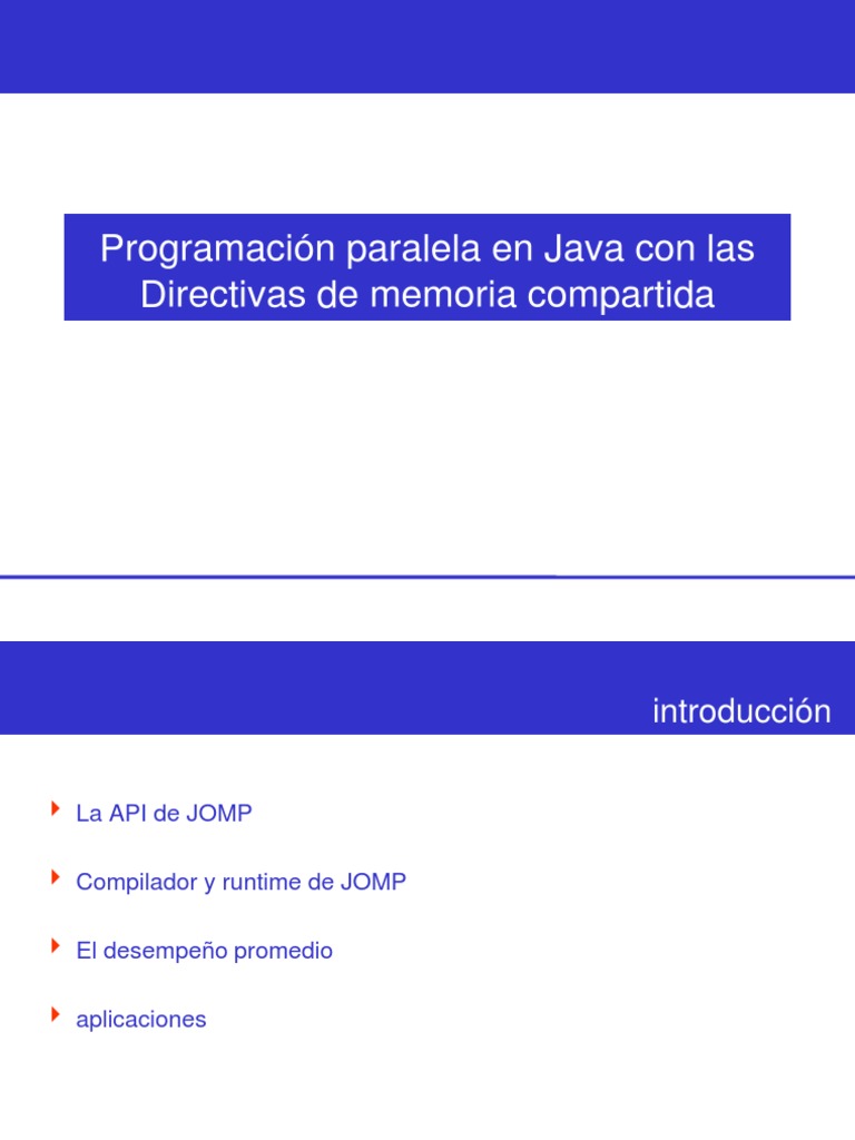 Jompjava Pdf Java Lenguaje De Programación Hilo Computación