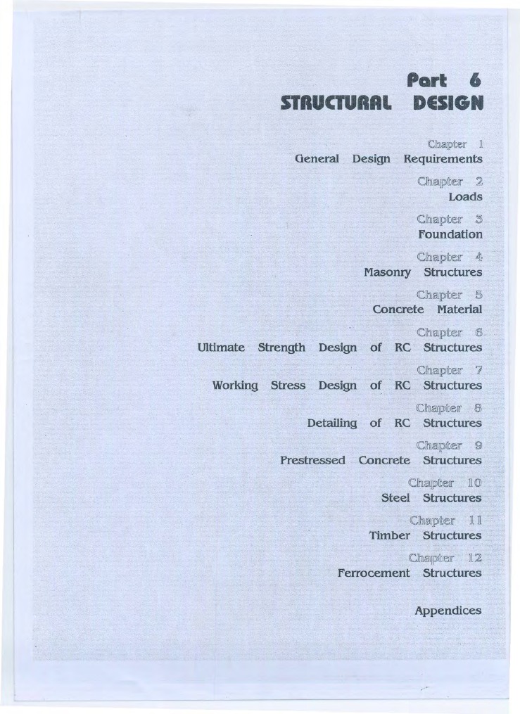 Bangladesh National Building Code Part 6 (1 of 9) | PDF