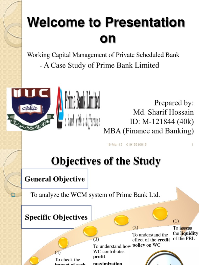WCM For Iiuc-Mba | PDF | Working Capital | Credit