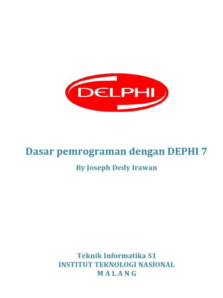 Dasar Pemrograman DELPHI | PDF
