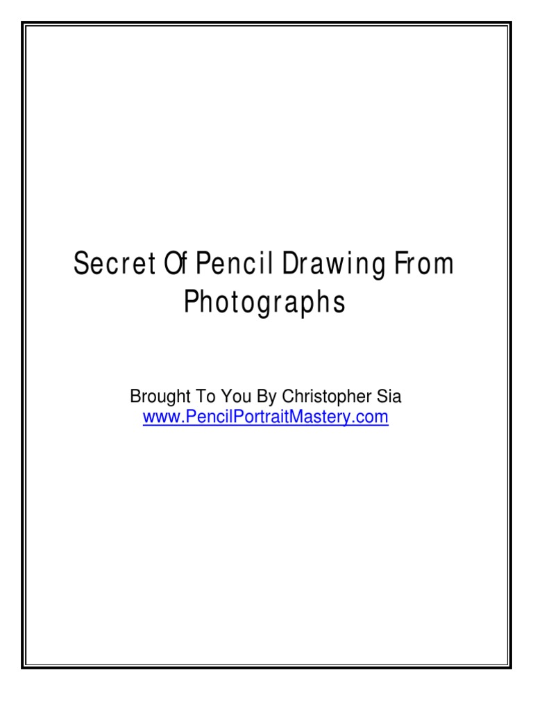 Secret of Pencil Drawing | PDF | Eyebrow | Drawing