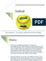 Softball Glossary of Terms | PDF | Baseball Field | Pitcher