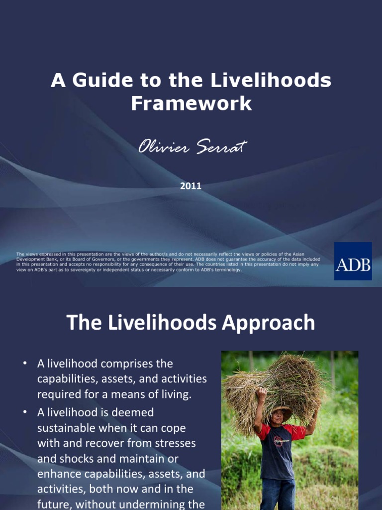 A Guide To The Livelihoods Framework | PDF | Financial Capital ...