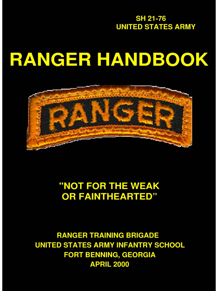 SH 21-76 Ranger Handbook (2000) | PDF | United States Army Rangers ...