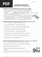 Signal Words for English Tenses | PDF | Grammatical Tense | Perfect ...