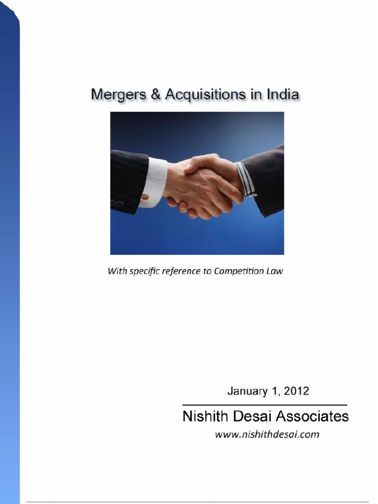 Merger and Acquisition Project Report | PDF | Takeover | Mergers And ...