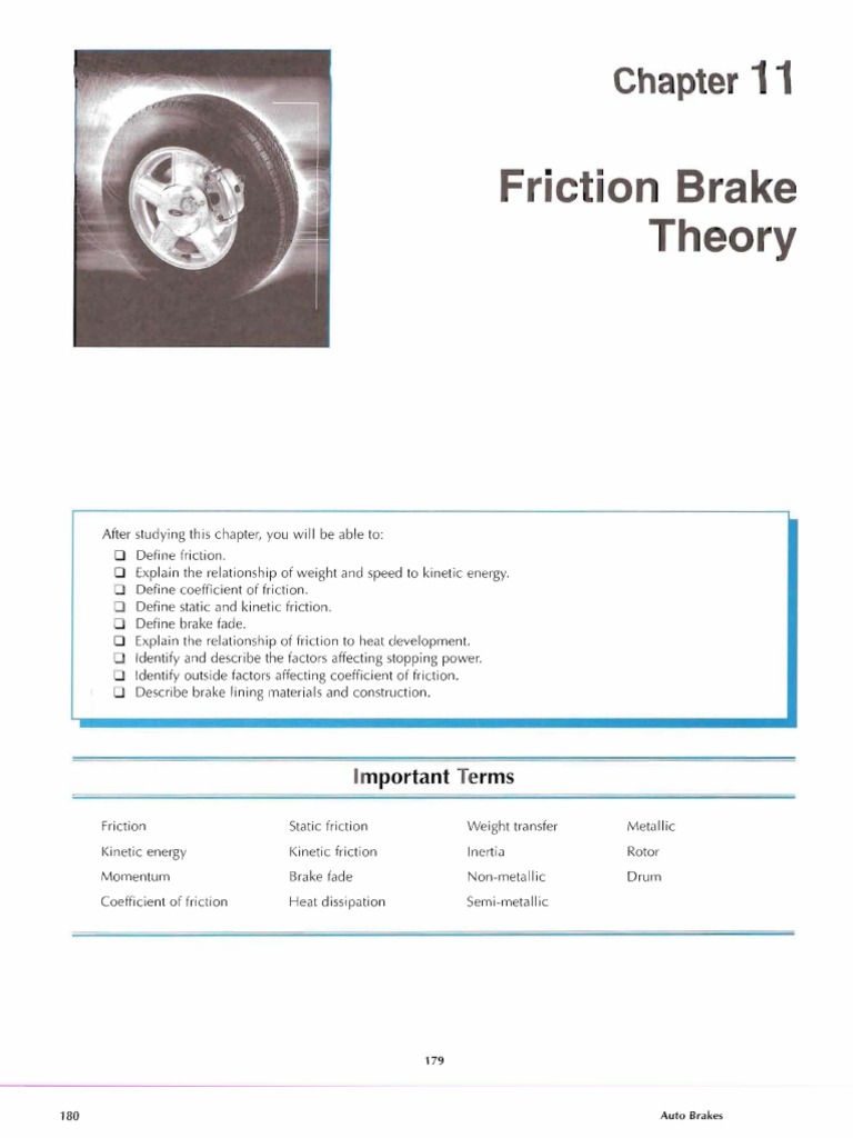 Friction Brake Theory | PDF | Brake | Friction