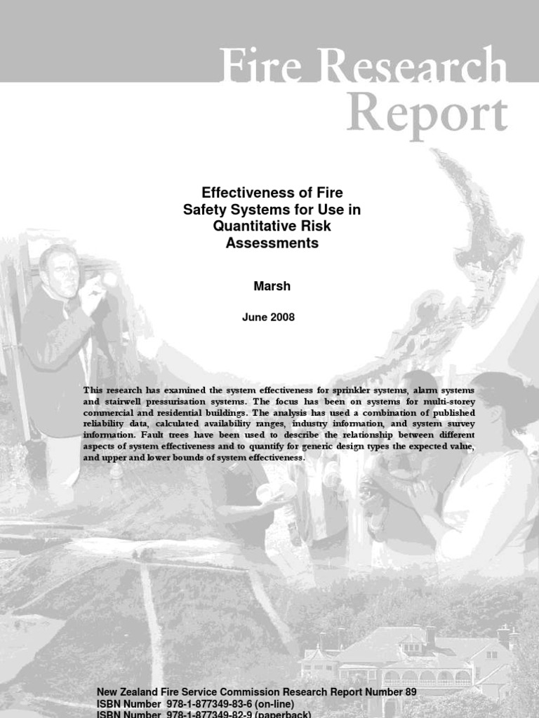 Effectiveness of Fire Safety Systems | PDF | Reliability Engineering ...