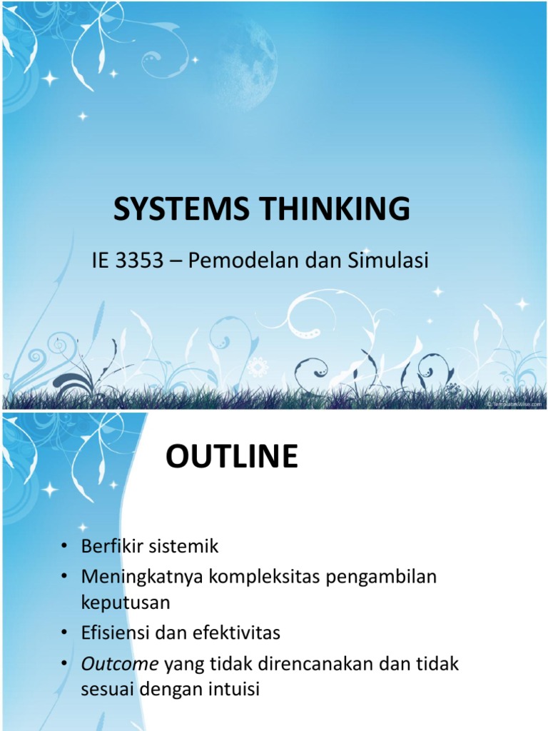 Berpikir Sistem | PDF