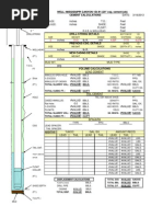 CaCl2 Table | PDF | Parts Per Notation | Chemical Substances