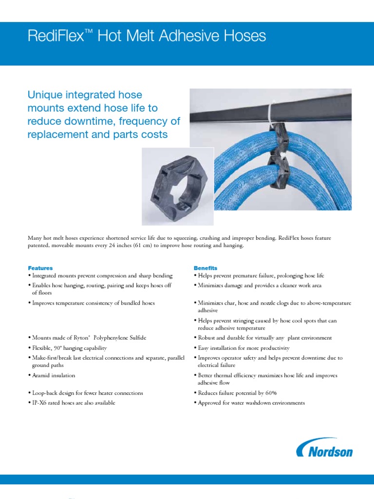 RediFlex Hoses Data Sheet | PDF | Adhesive | Building Engineering