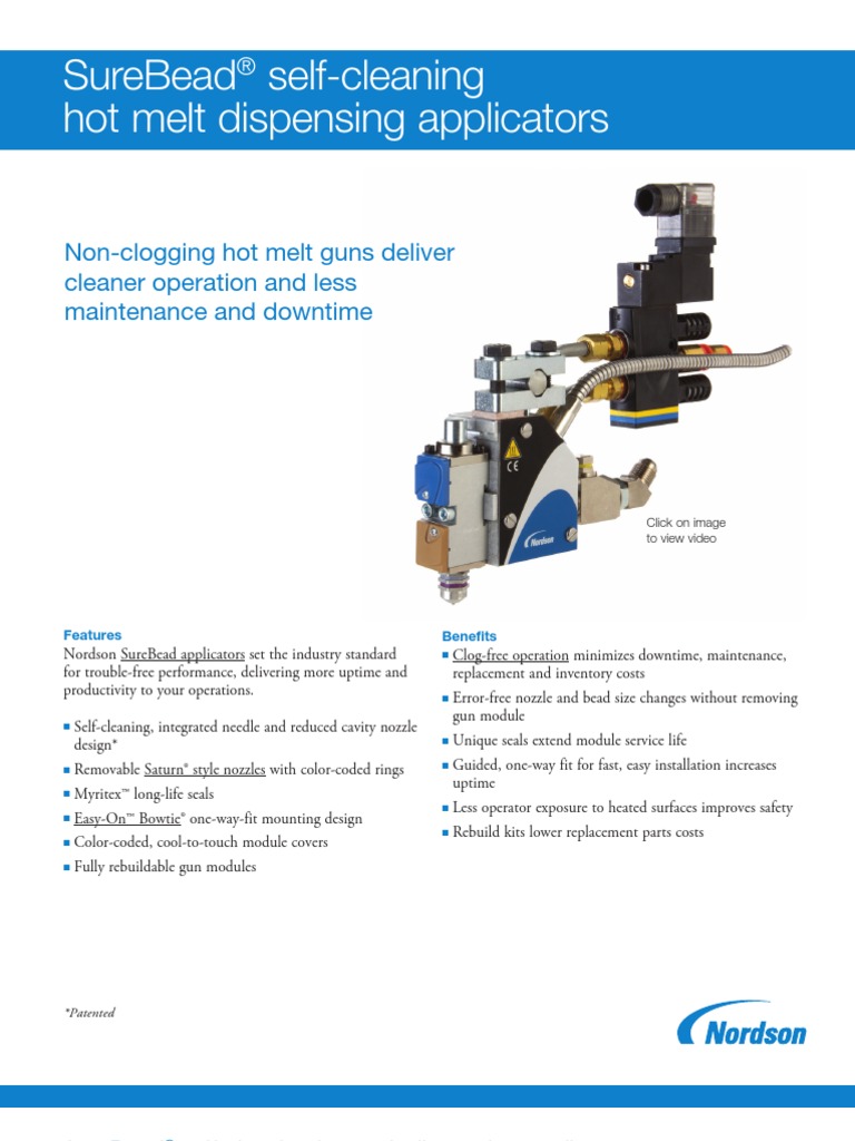 SureBead Adhesive Guns Nordson Adhesive Dispensing Systems, 44% OFF SureBead Adhesive Guns Nordson Adhesive Dispensing Systems, 44% OFF