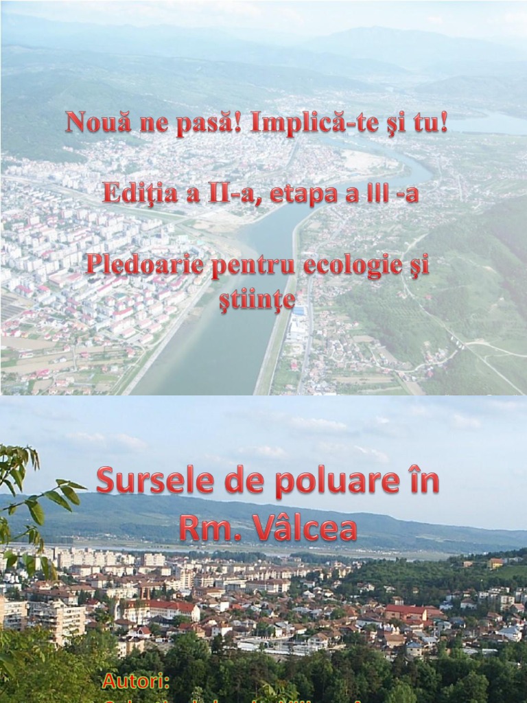 Surse de Poluare in Ramnicu Valcea | PDF