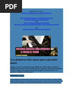 Método de Piano para Niños Principiantes | PDF | Acorde (Música) | Piano