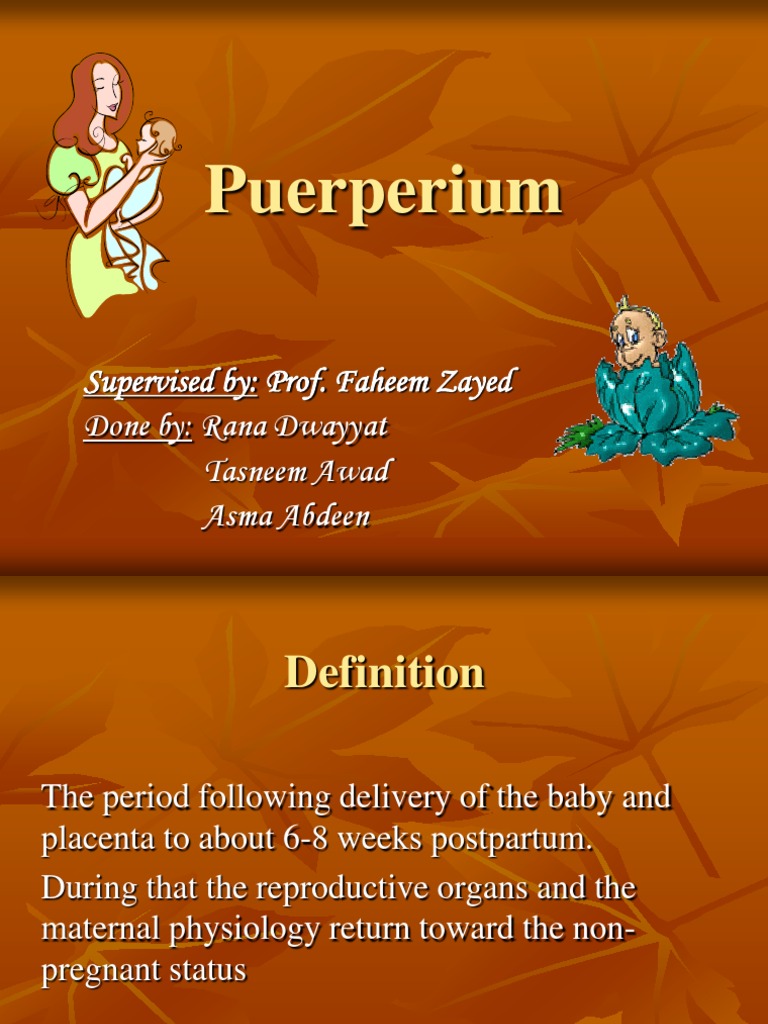 Puerperium Seminar | Breastfeeding | Urinary Tract Infection