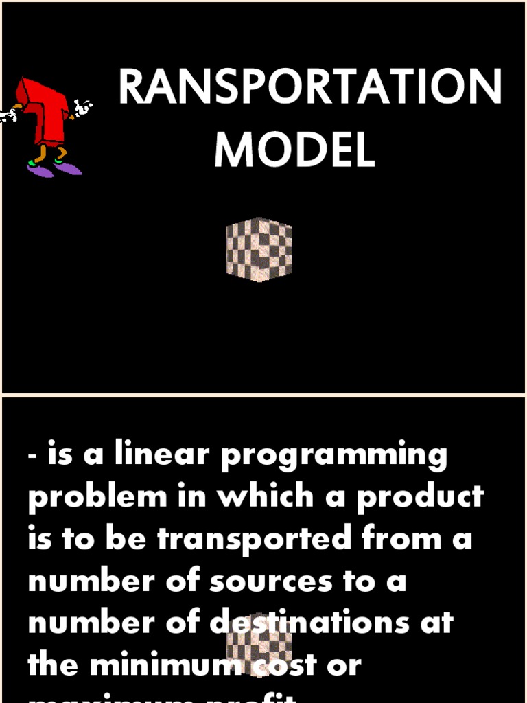 Transportation Model | Download Free PDF | Linear Programming | Systems ...