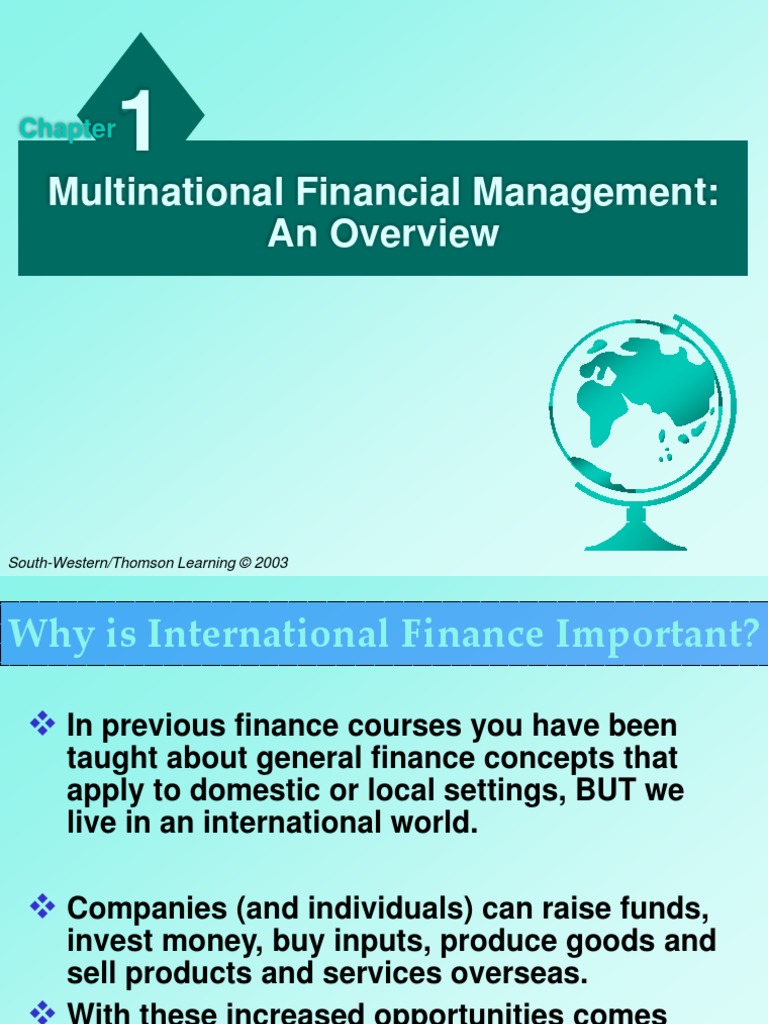International Financial Management- An overview | International ...