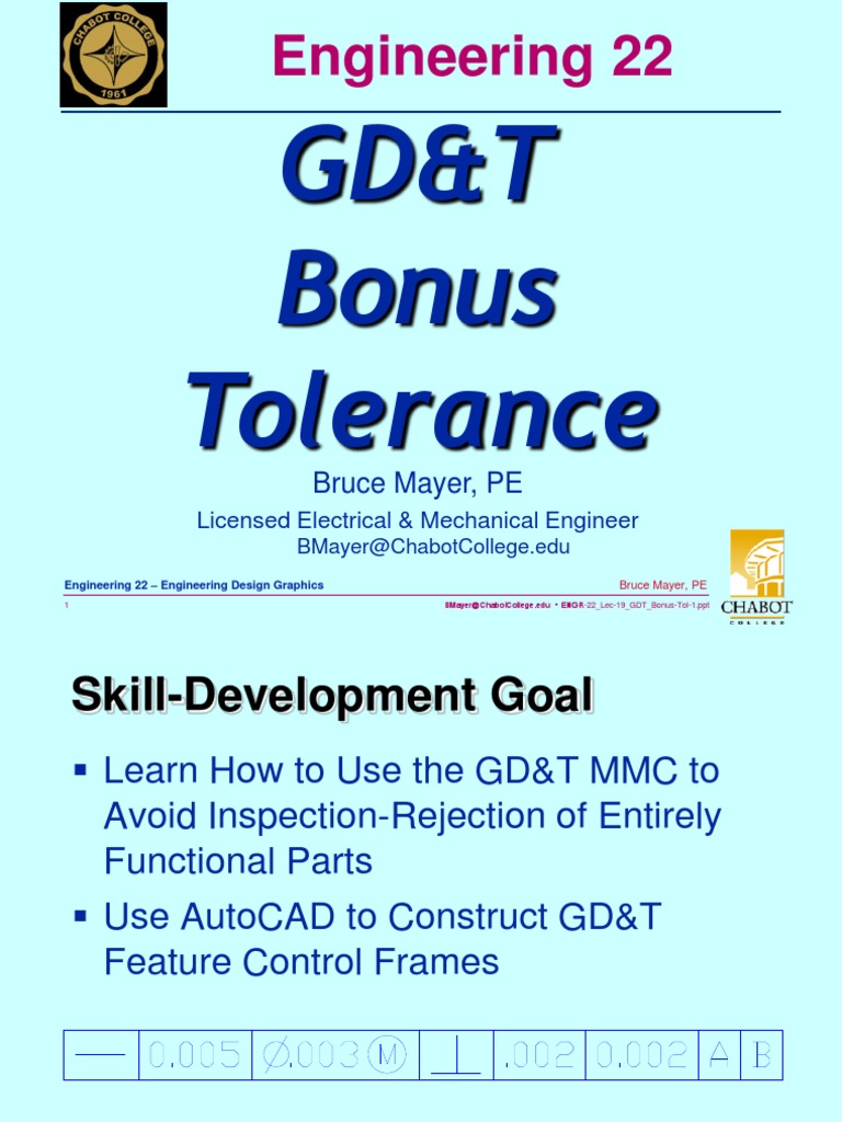 Understanding GD&T Bonus Tolerance | PDF | Engineering Tolerance ...